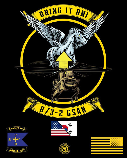 UTD: "Bring It On!" for US Army, B/3-2 GSAB – Reloaded Gear Co.