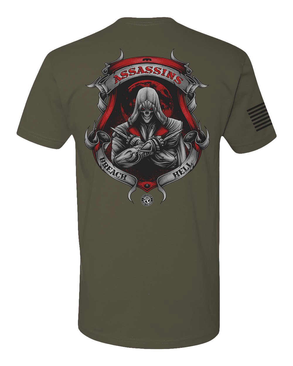 T100: "Assassins" Classic Cotton T-shirt (US Army, A Co 52nd BEB ...