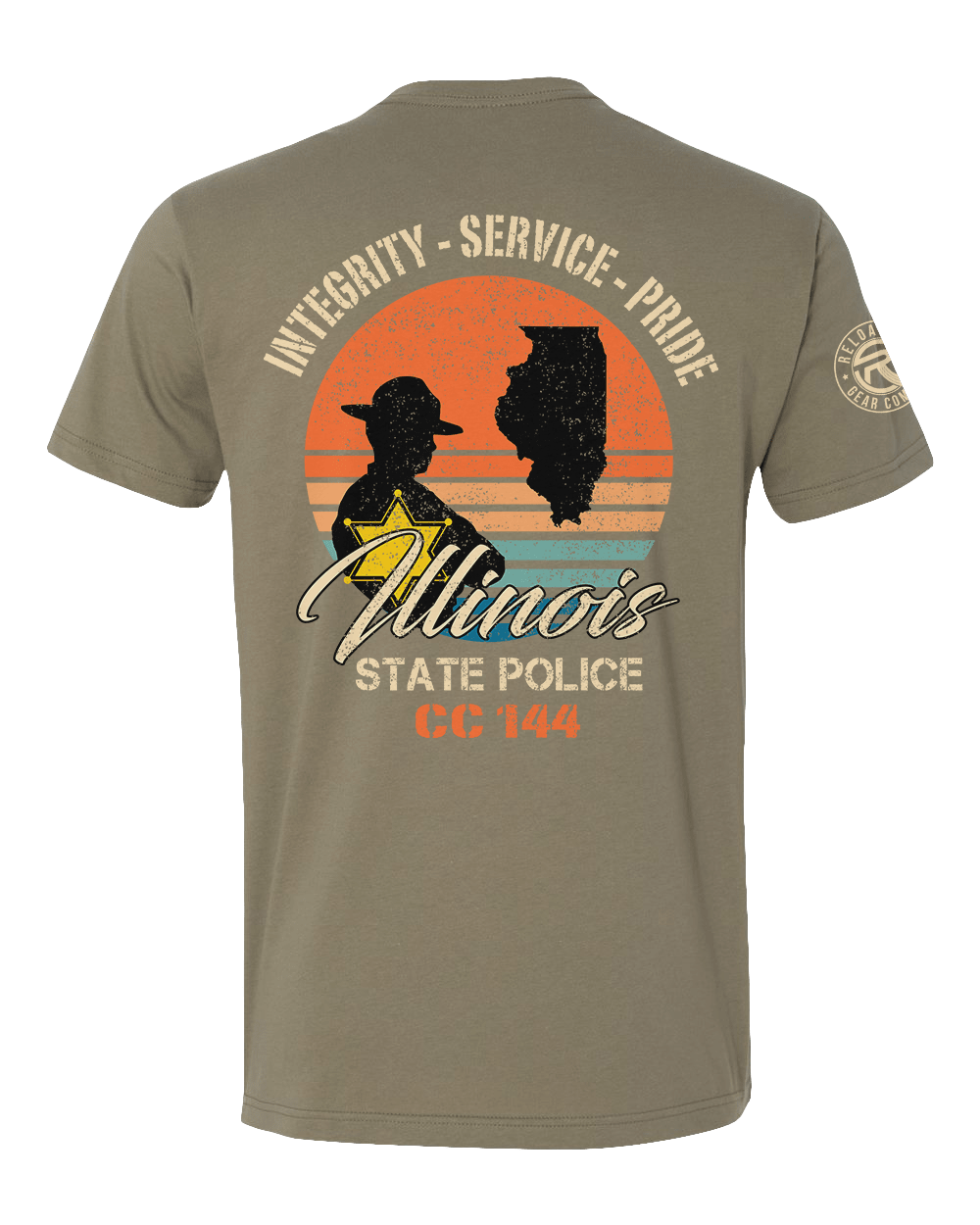 T150: "Integrity, Service, Pride" Eco-Hybrid Ultra T-shirt (Illinois S ...