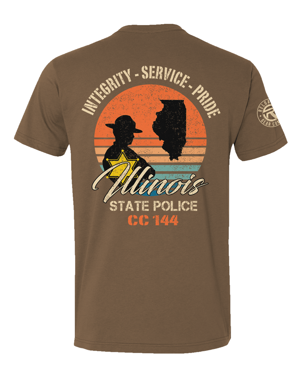 T150: "Integrity, Service, Pride" Eco-Hybrid Ultra T-shirt (Illinois S – Reloaded Gear Co.