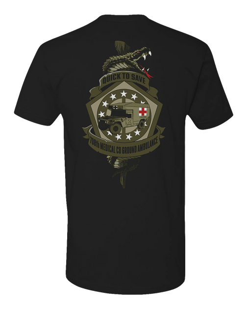 T150: "Quick To Save" Eco-Hybrid Ultra T-shirt (US Army, 708th MCGA ...